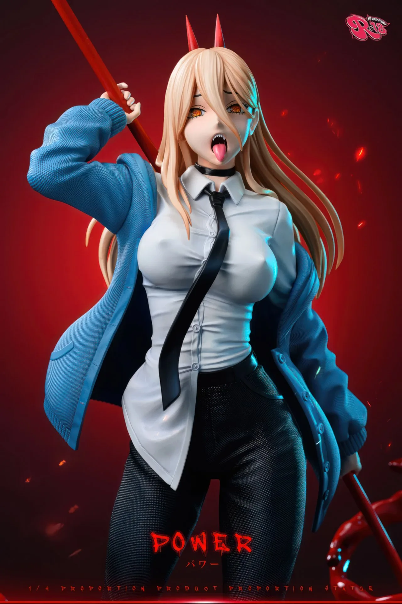 Power de Chainsaw Man estrena una nueva y candente figura para adultos